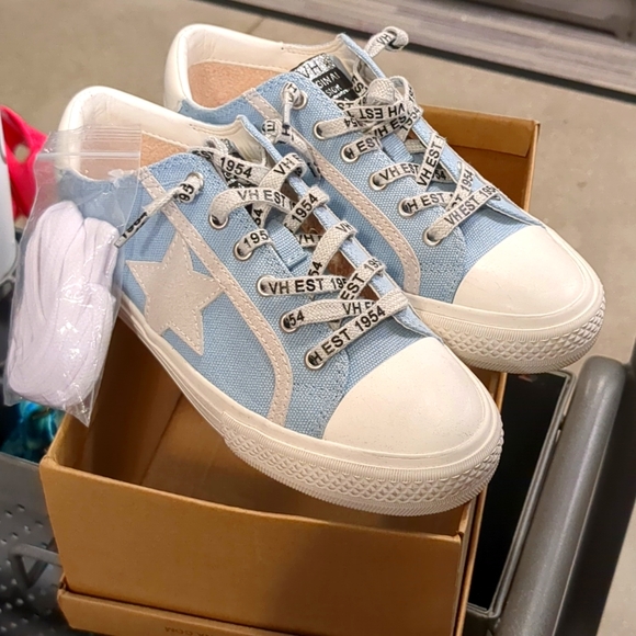 Vintage Havana | Shoes | New Vintage Havana Suzzie Sneaker In Denim Mix ...